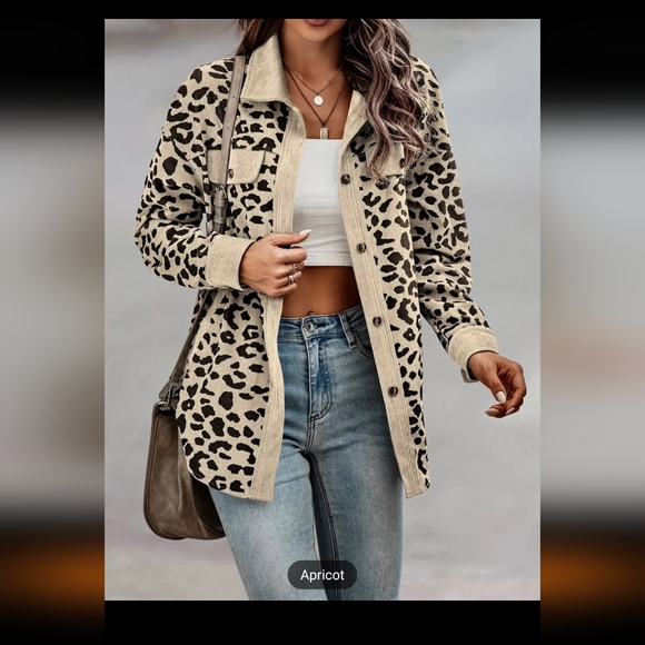 Jackets & Coats | Leopard Print Shacket | Poshmark